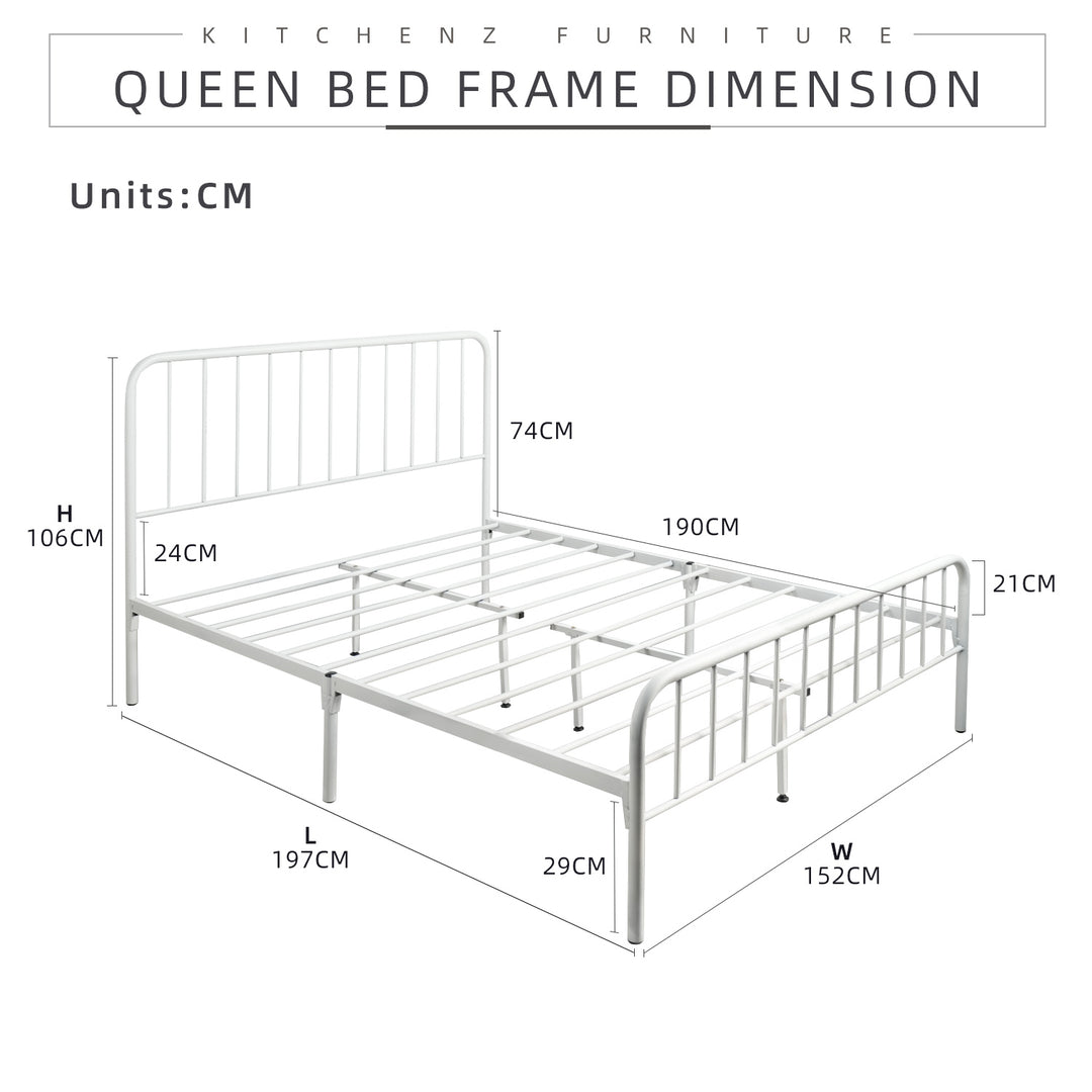 Queen Size Bed Frame Dimensions Inches
