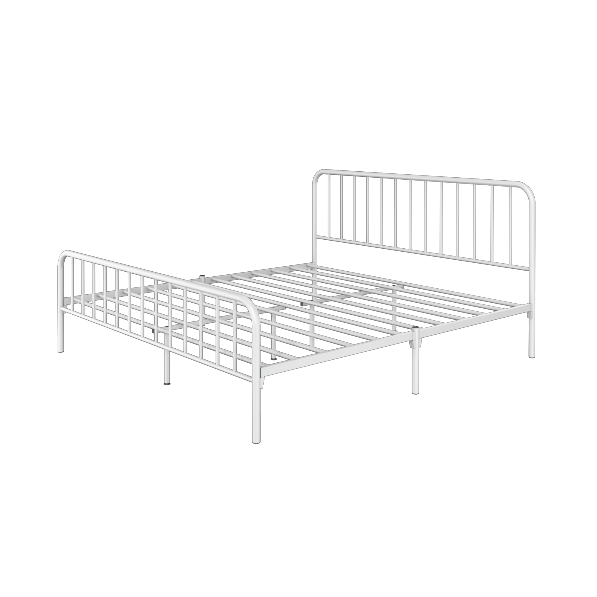 6.4FT King Metal Bed Frame Rangka Katil Besi King Murah Katil Powder C ...