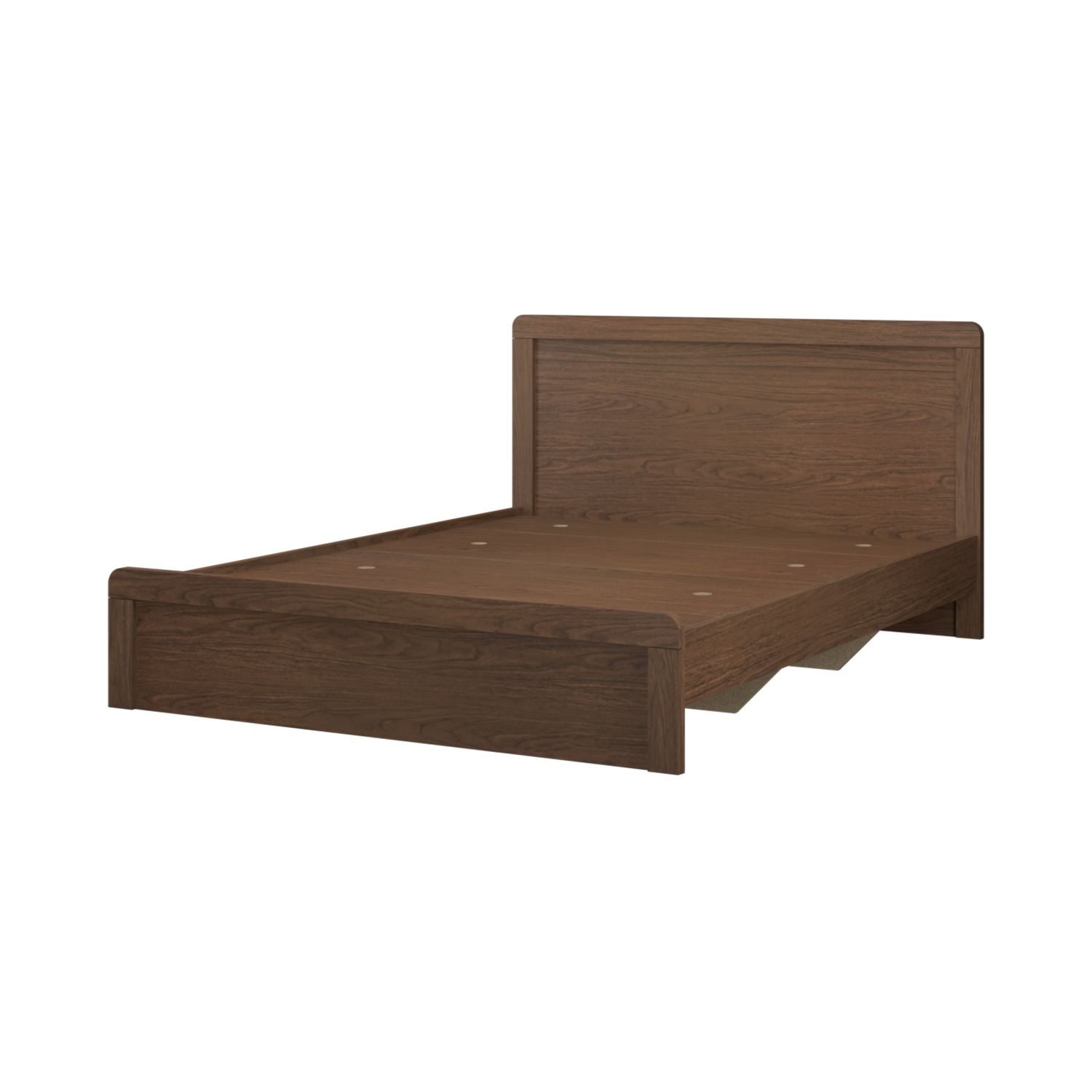6.8FT Madero Series Classic Modern Walnut Queen Bed Frame Katil Queen ...