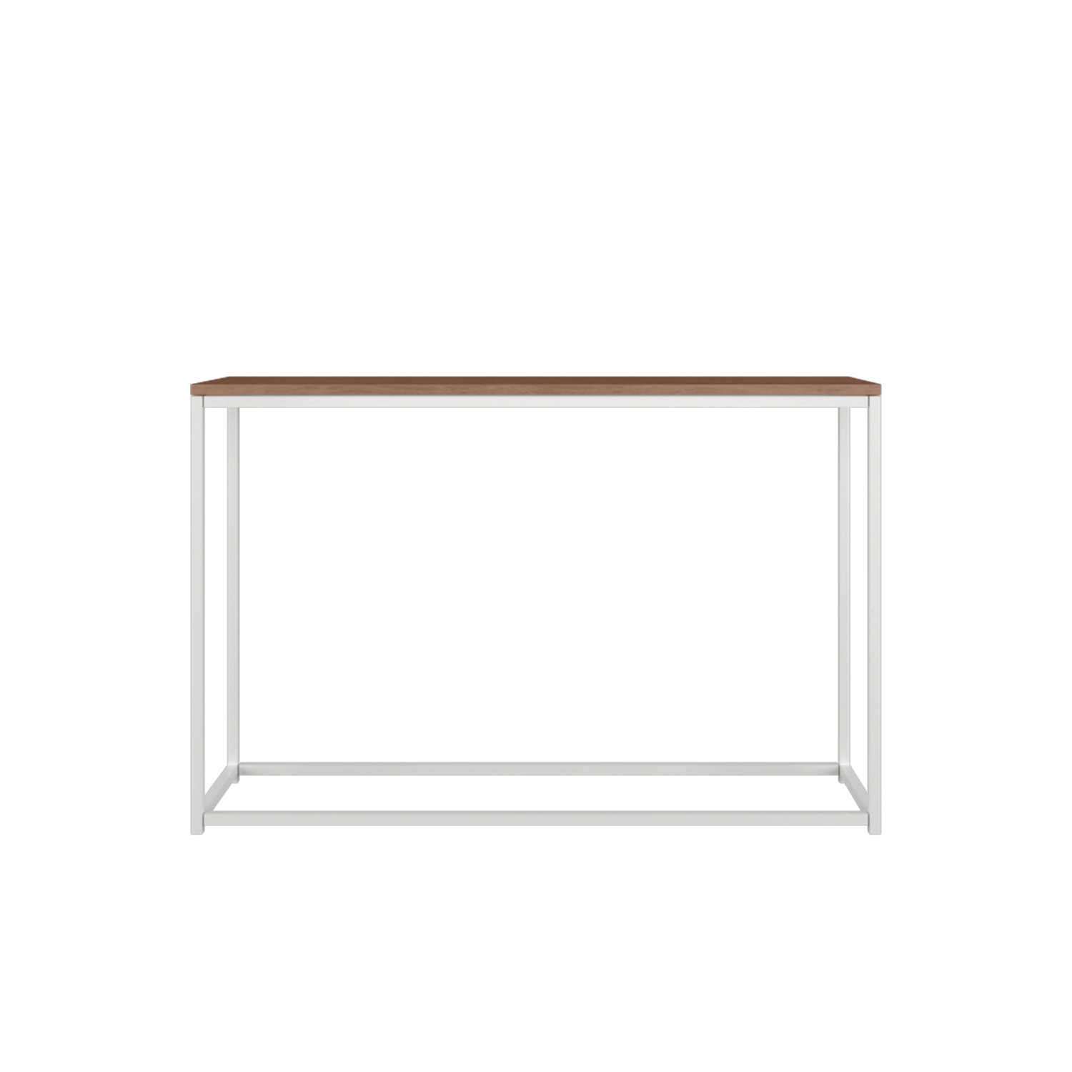 4FT Austral Series Console Table Natural Oak Surface With Metal Leg Su ...