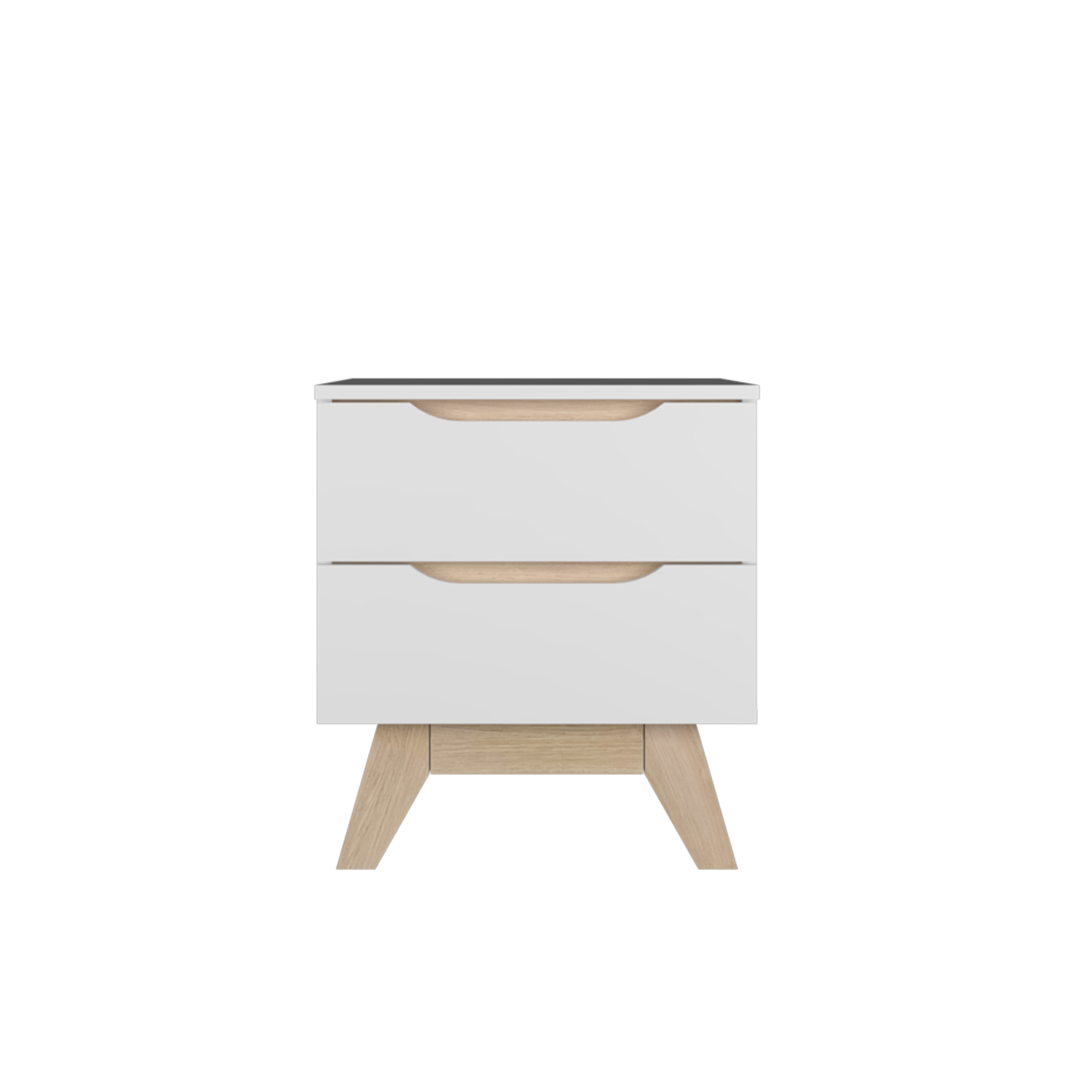 2FT Simona Series Side Table Particle Board with 2 Drawers-HMZ-FN-ST-5 ...