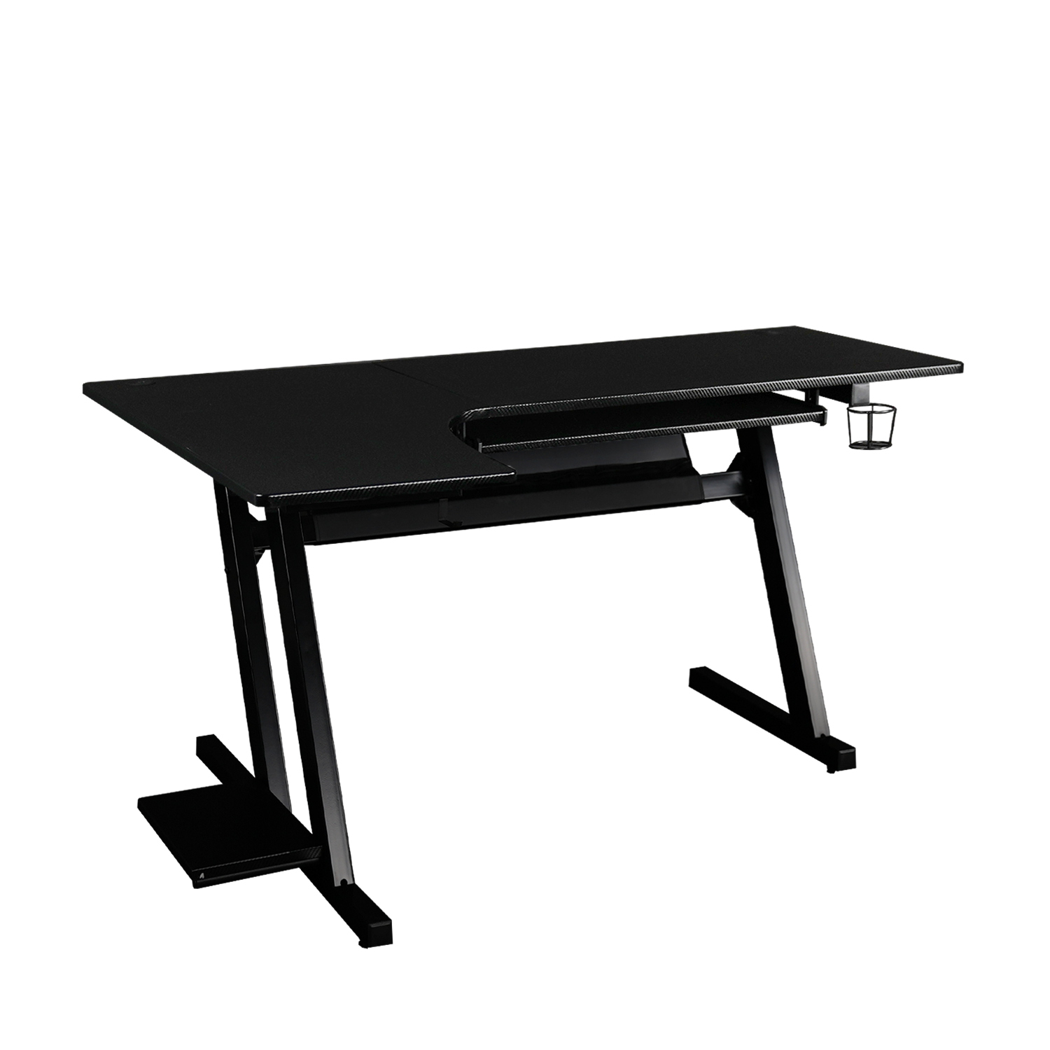 5FT Z Series L-Shaped Gaming Table / Meja Gaming / Gaming Desk / Carbo ...